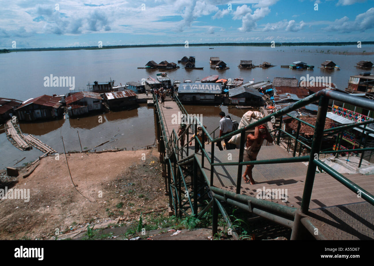 Iquitos New Port Peru Stock Photo - Alamy
