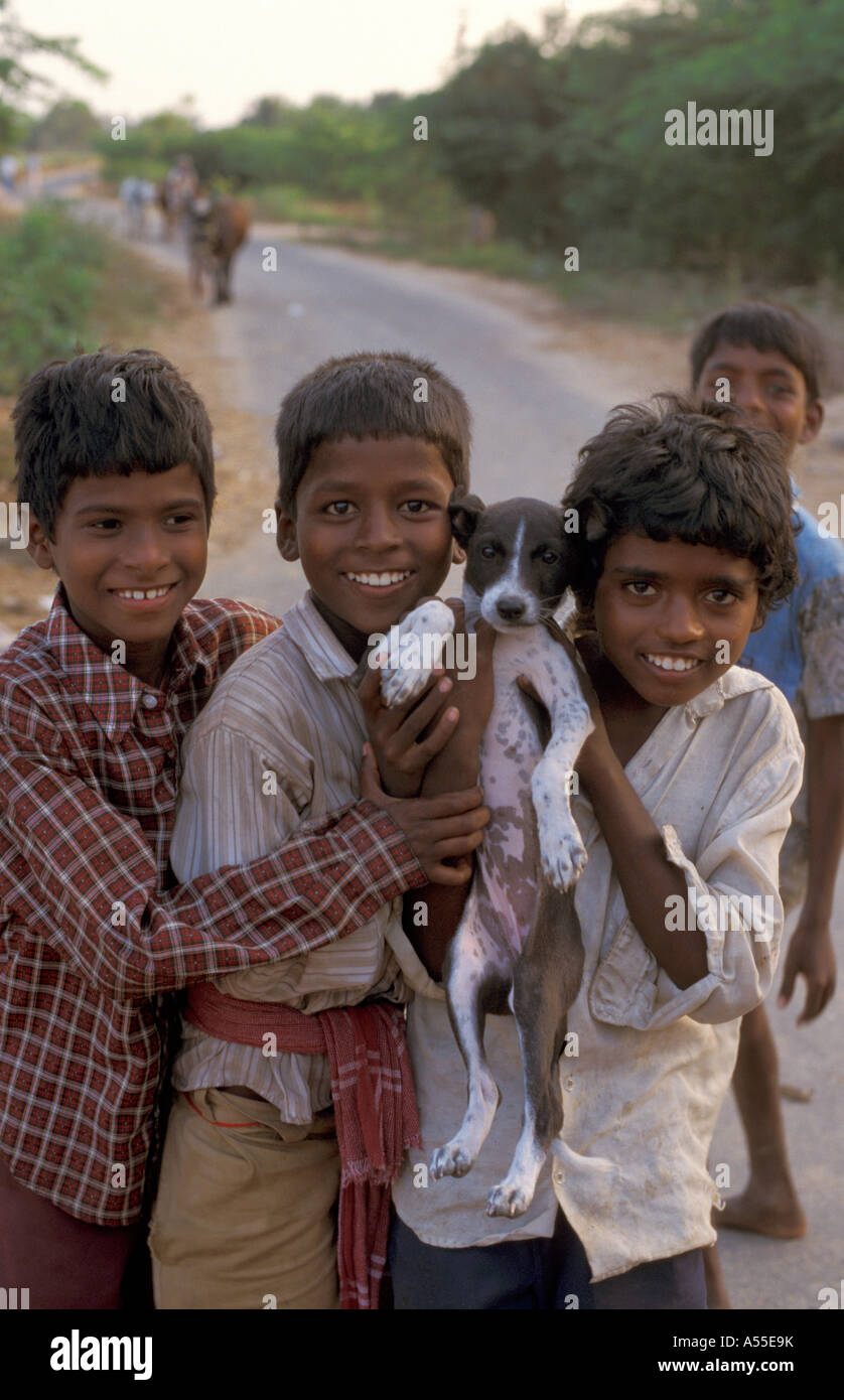 India country boys hi-res stock photography and images - Alamy