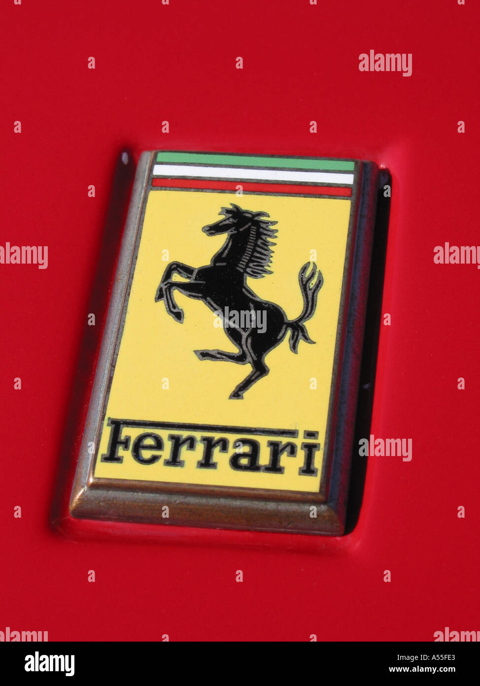 Italian Ferrari Car Badge Marque Stock Photo - Alamy
