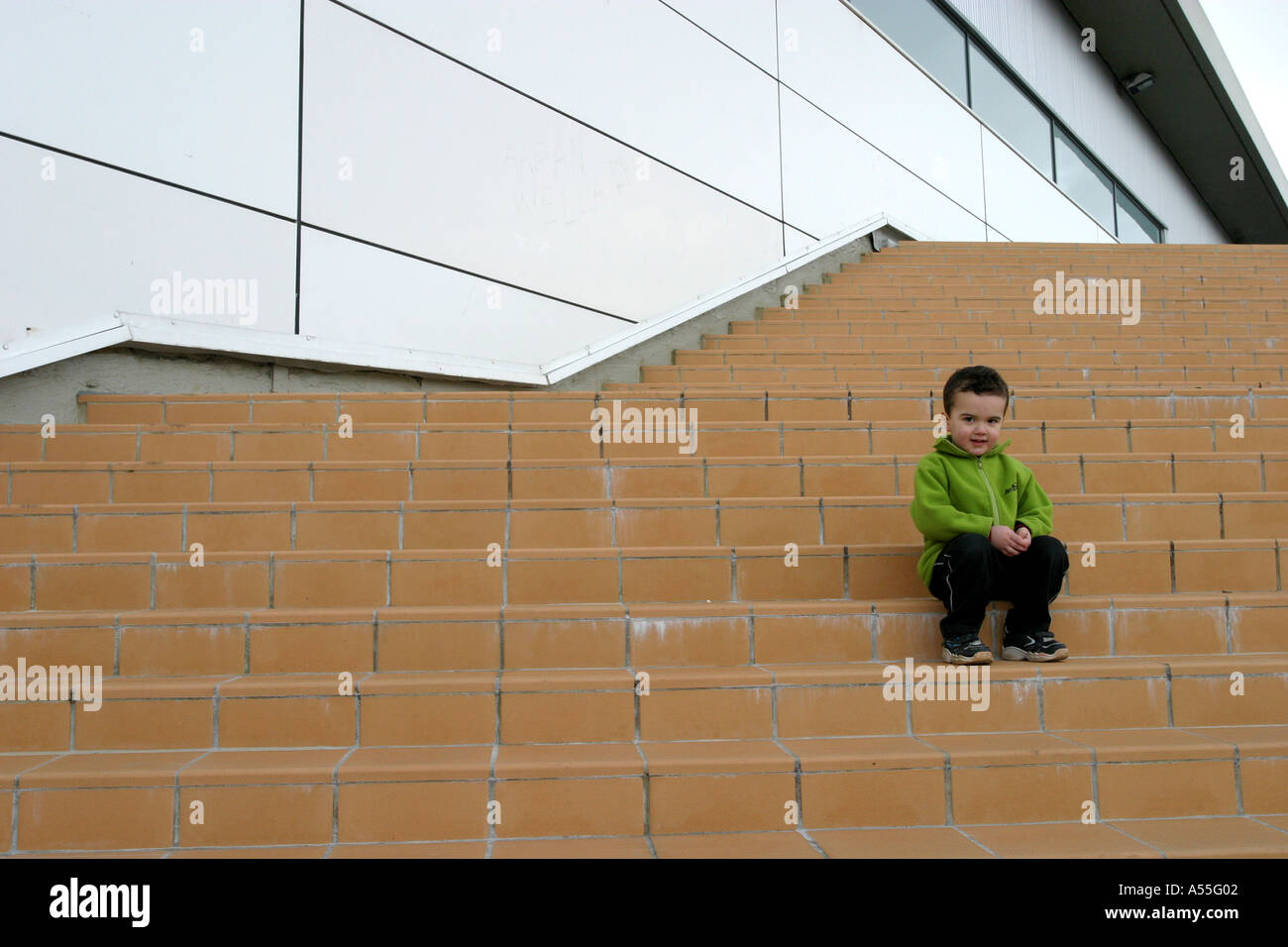Colourful flight of stairs hi-res stock photography and images - Alamy