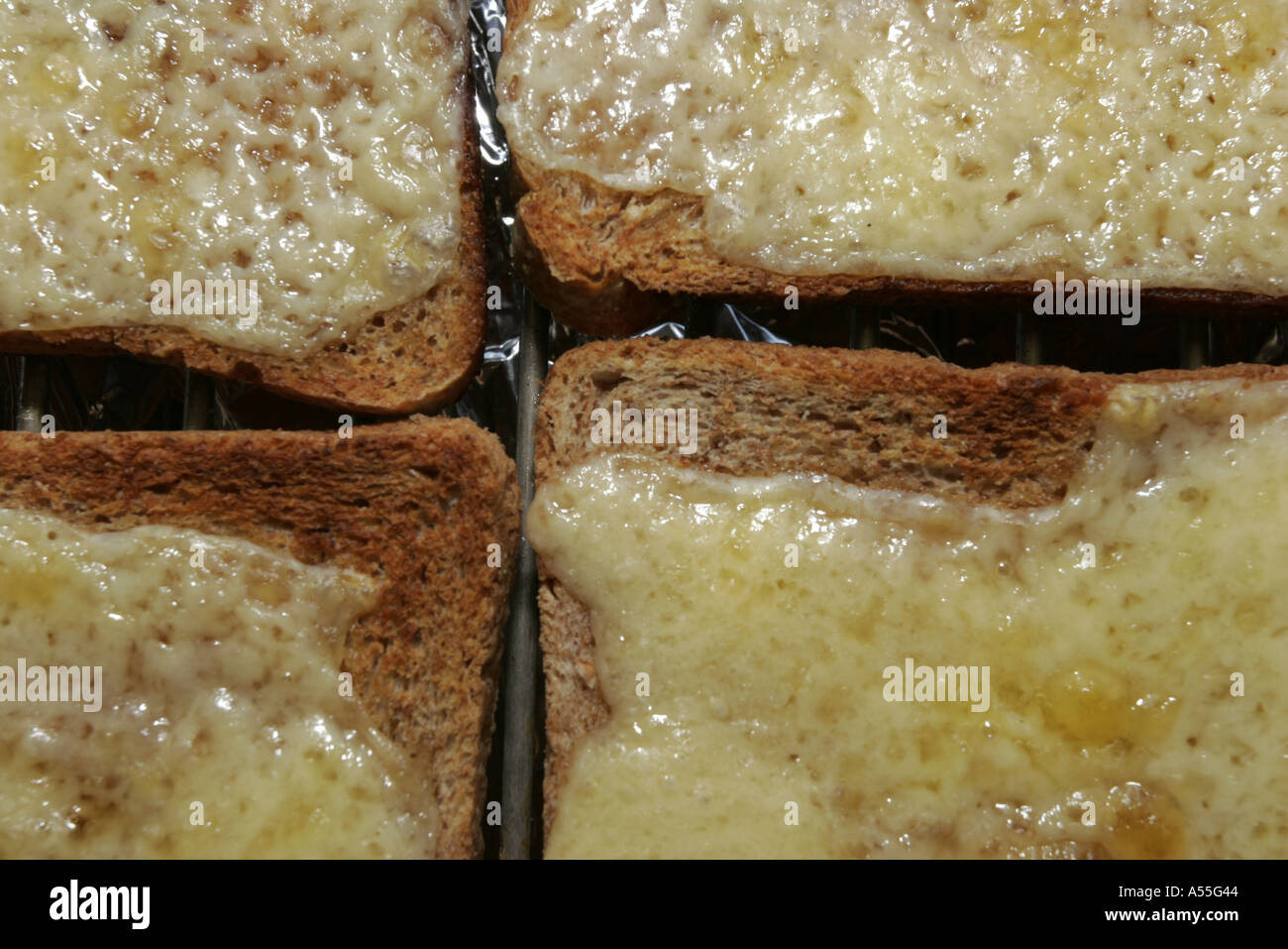 Cheese on toast Stock Photo - Alamy