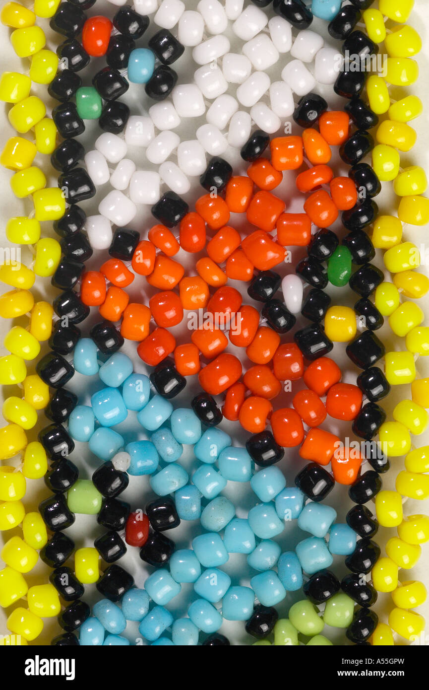 Close up of Zulu beadwork Stock Photo - Alamy