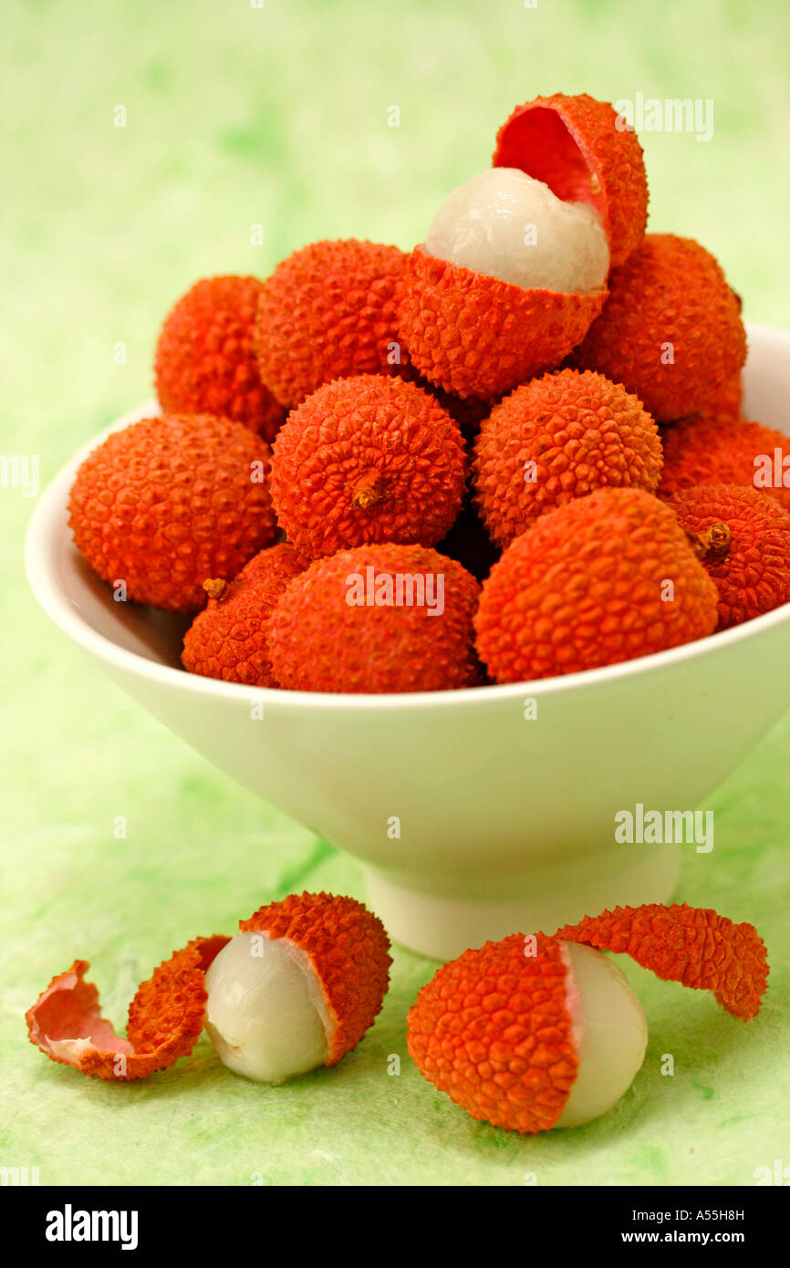 Lychee Litchi chinensis Stock Photo - Alamy