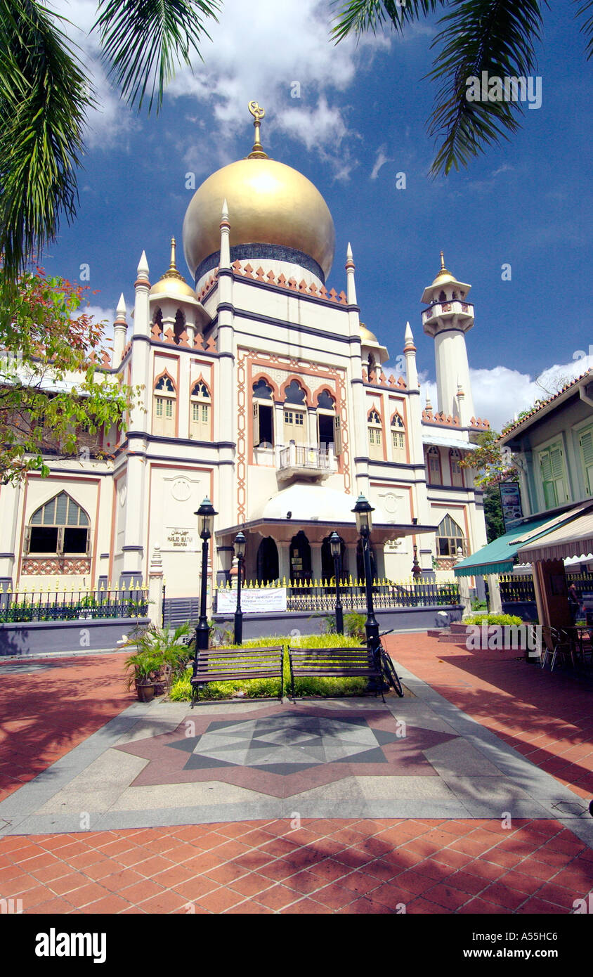Masjid Sultan Mosque a national historic site in Singapore Stock Photo ...