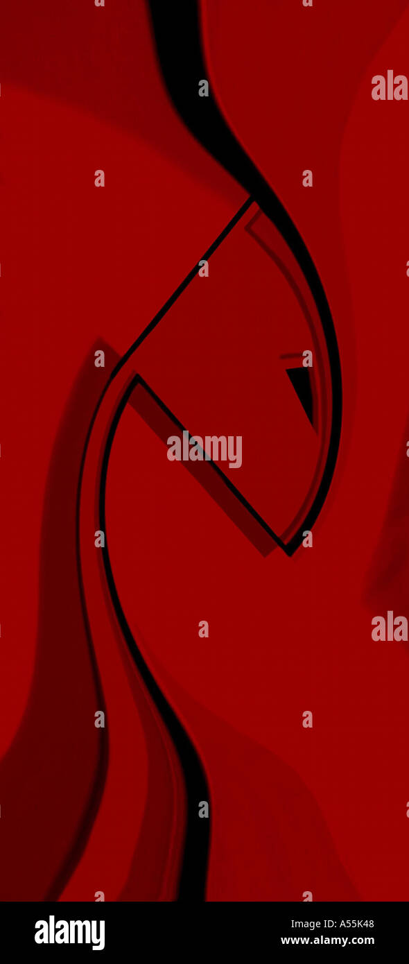 Red Ram abstract art study print Stock Photo - Alamy