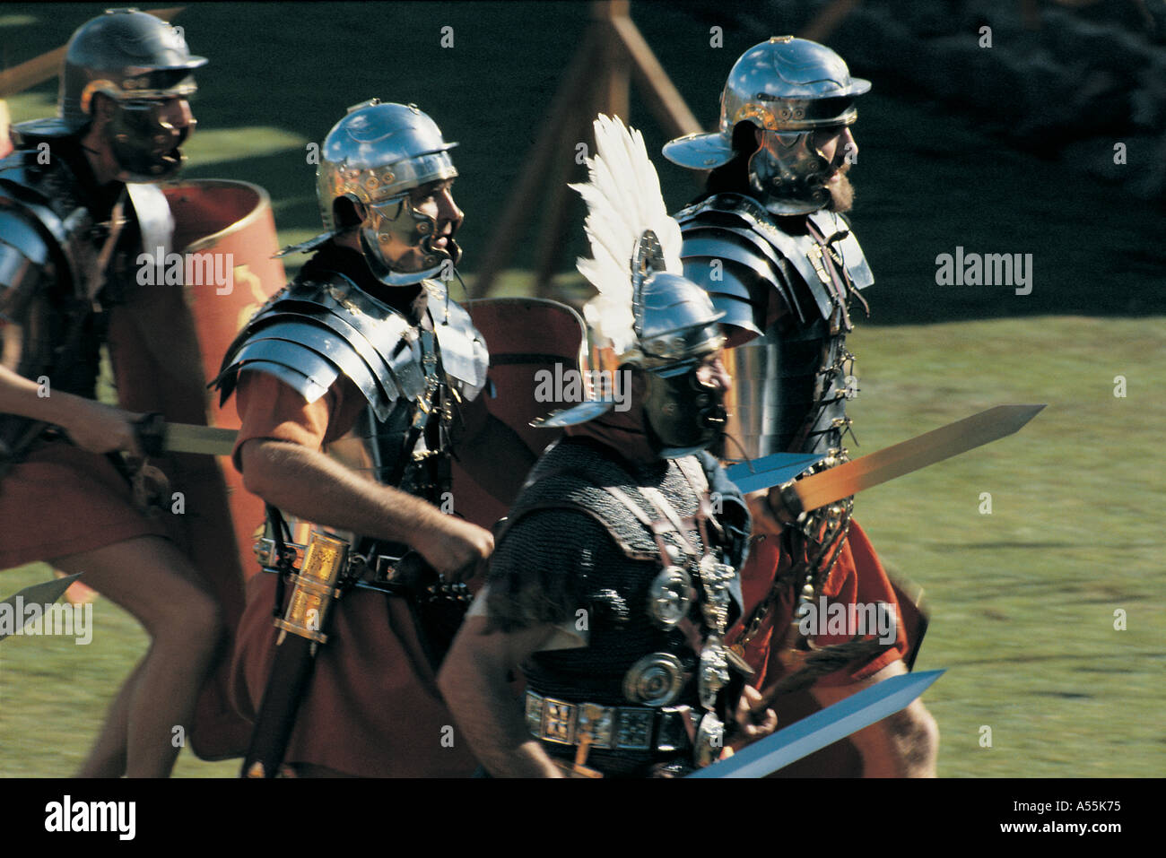 Roman soldiers hi-res stock photography and images - Alamy