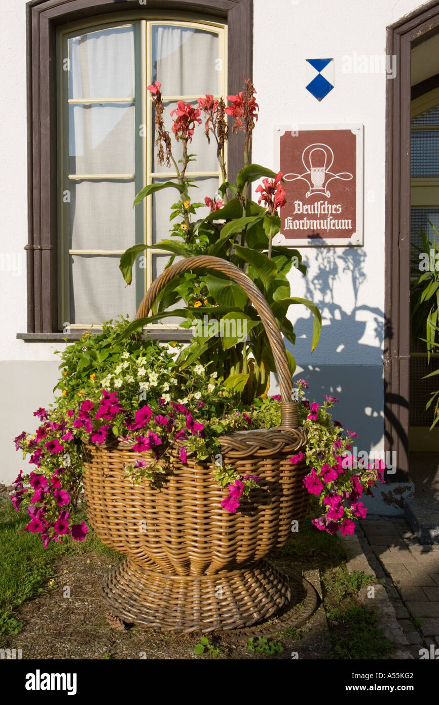 German basket museum Deutsches Korbmuseum Michelau Franconia Bavaria ...
