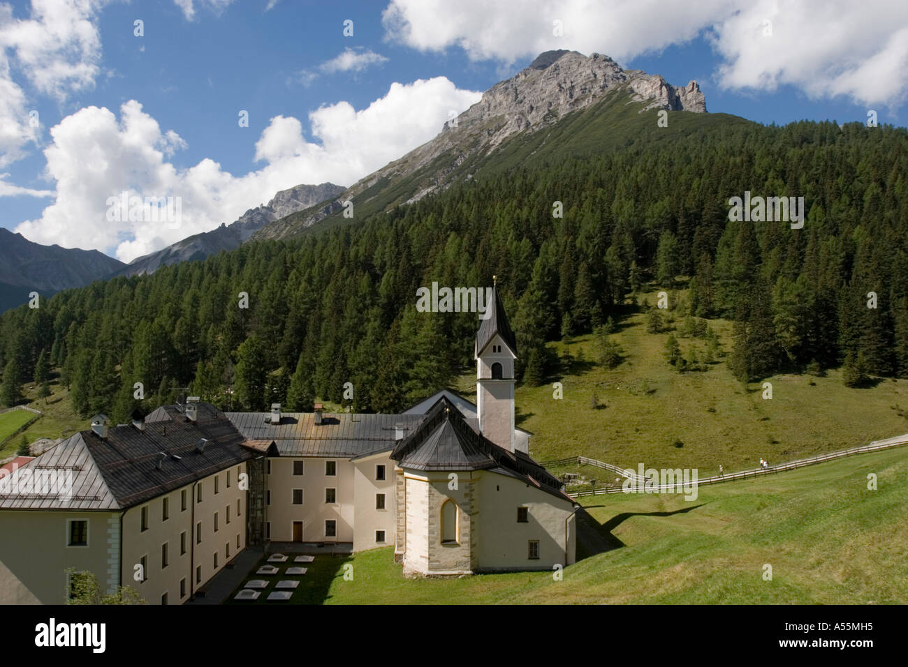 Pilgrimage church Maria Waldrast near Matrei am Brenner Stubaier Alpen ...