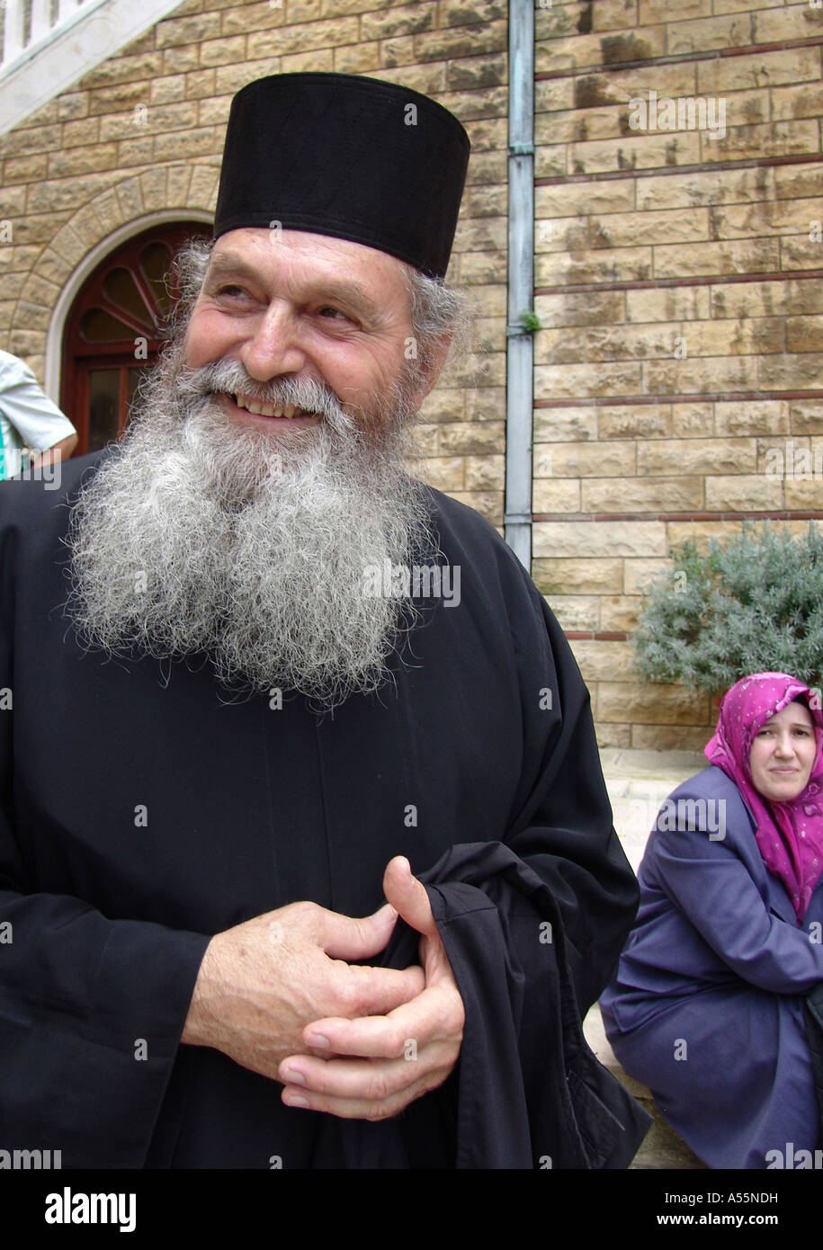 Painet is1575 turkey greek orthodox priest man saint georges church ...