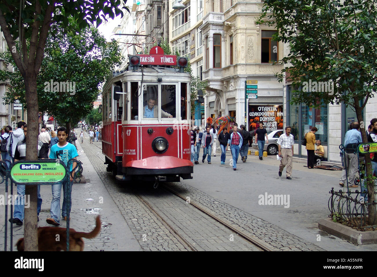 Painet is1584 turkey tram beyoglu istanbul country developing nation ...
