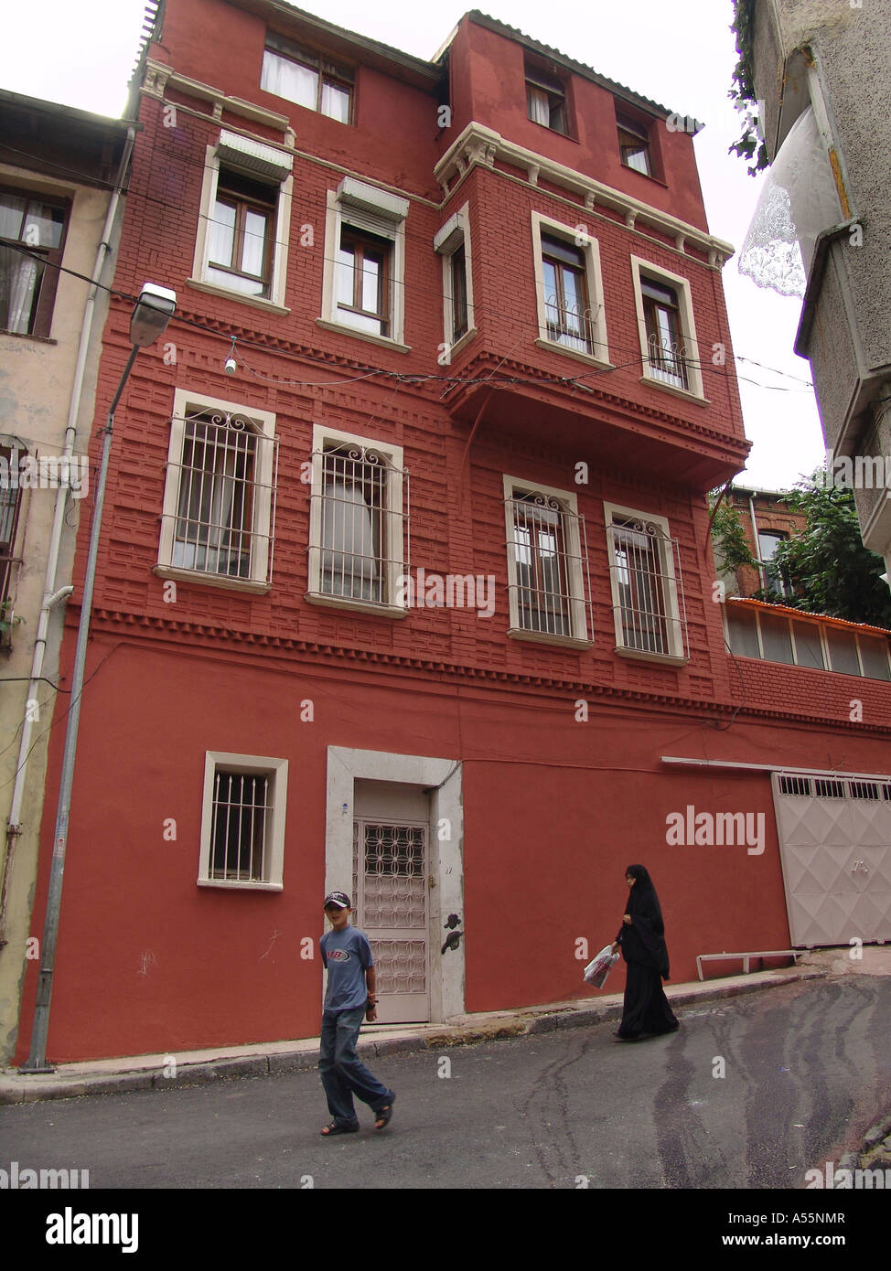Painet is1597 turkey street scene fanar district istanbul once occupied ...