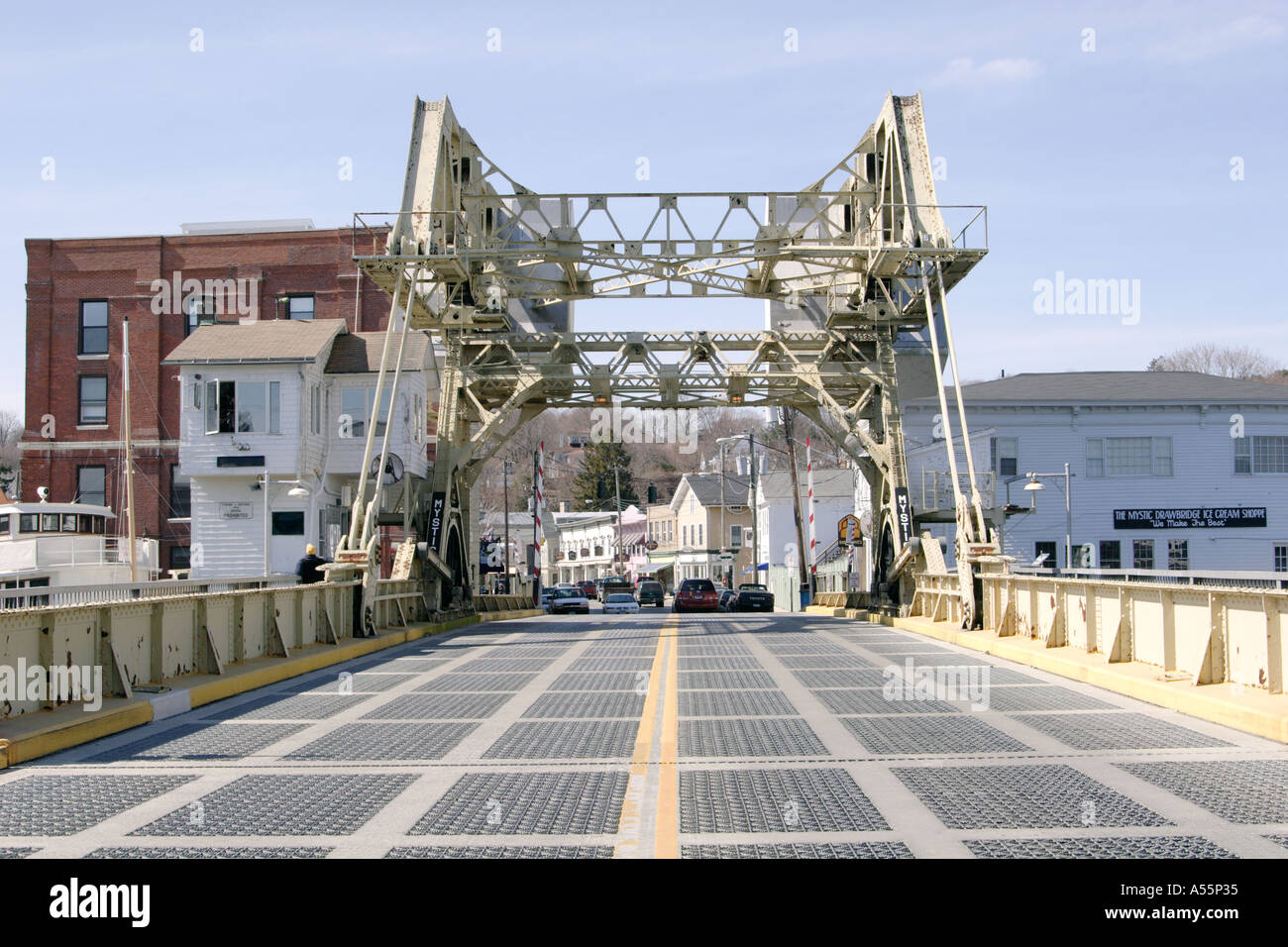 Bridge in Mystic Connecticut Stock Photo - Alamy