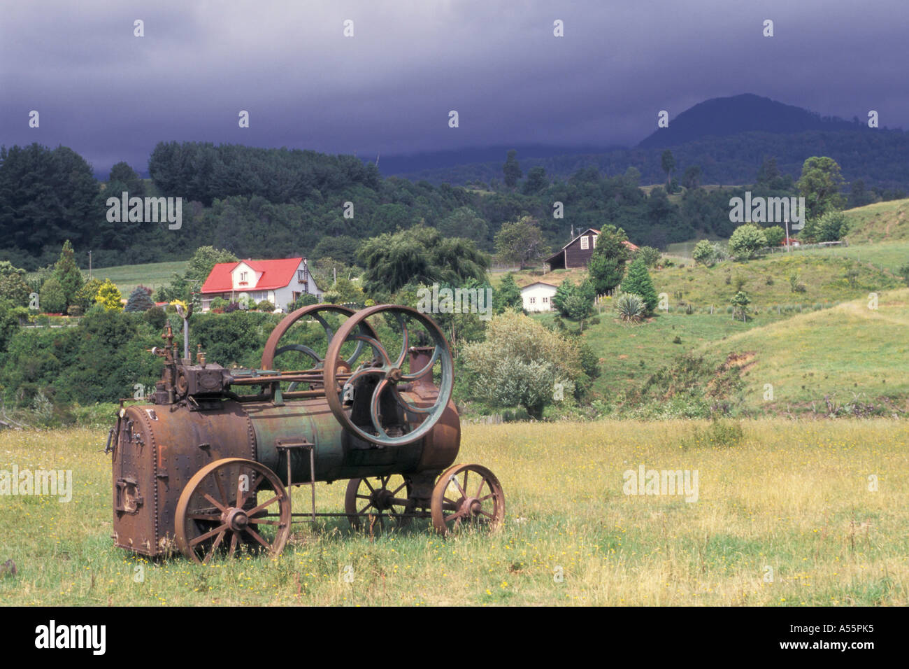 Old and rusted steam machine Australia Stock Photo - Alamy