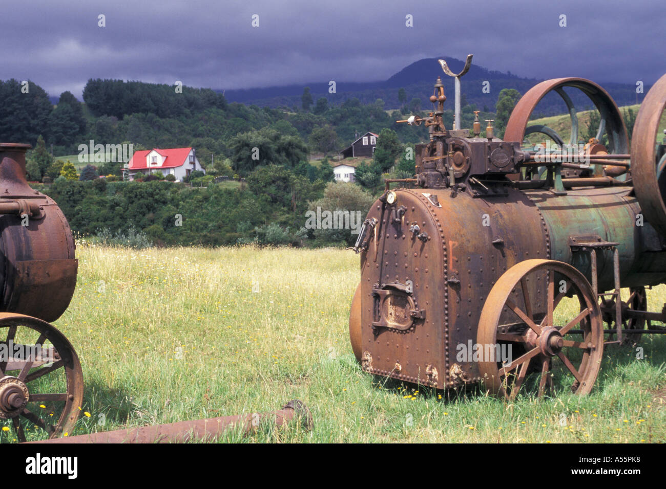 Old and rusted steam machine Australia Stock Photo - Alamy