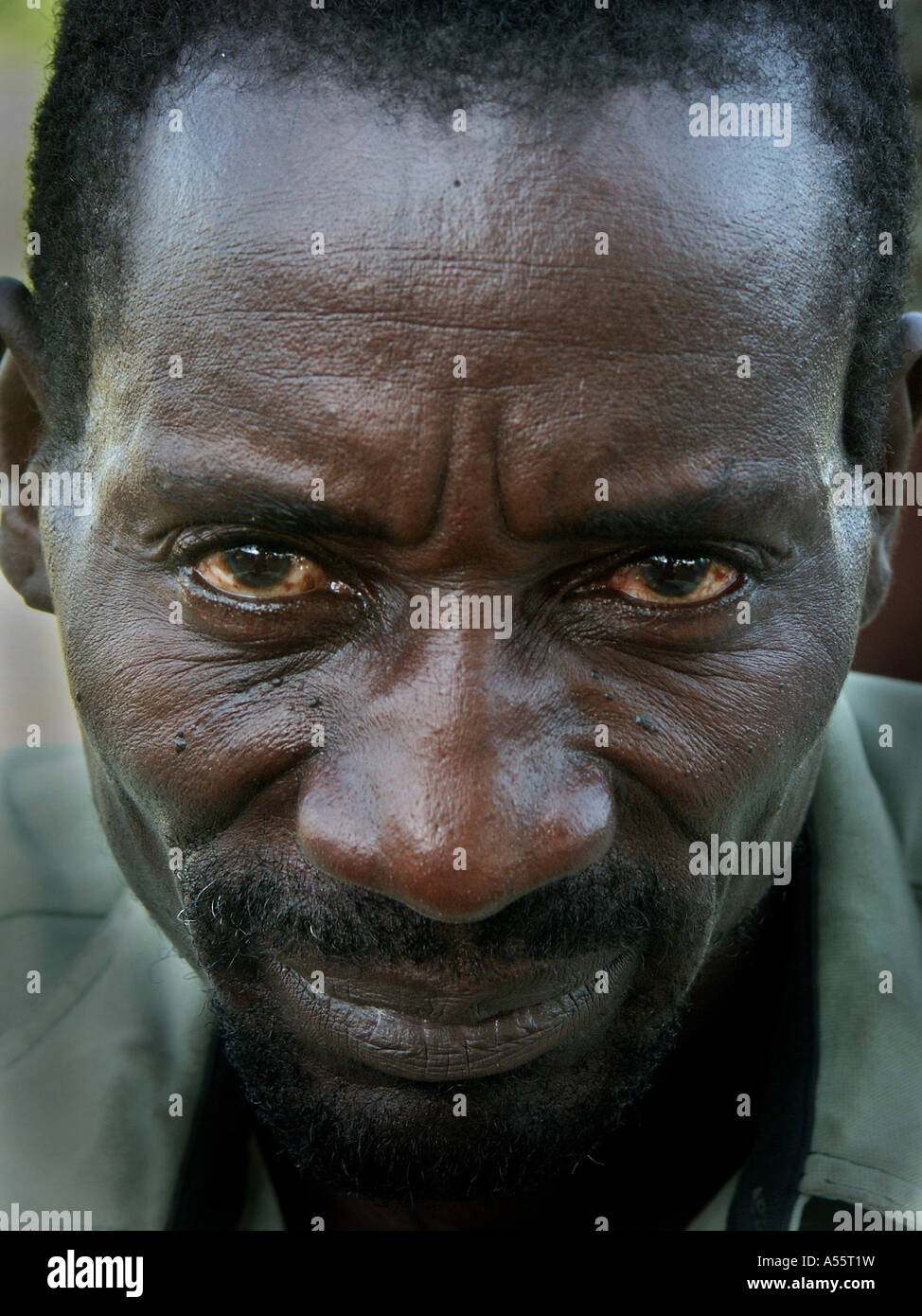 Painet is1714 man male portrait zambia kaunga mashi village shangombo ...
