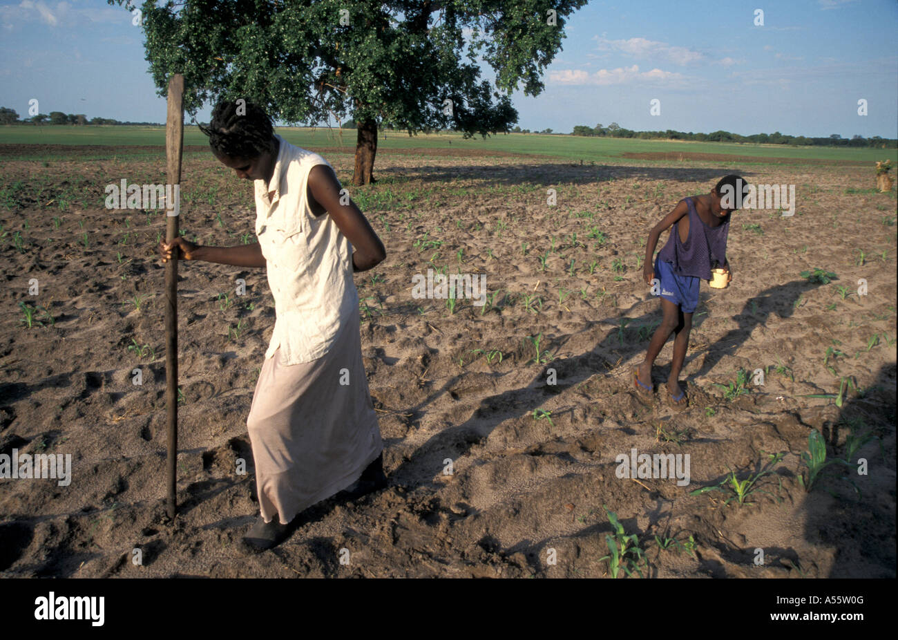 Zambia village women hi-res stock photography and images - Alamy