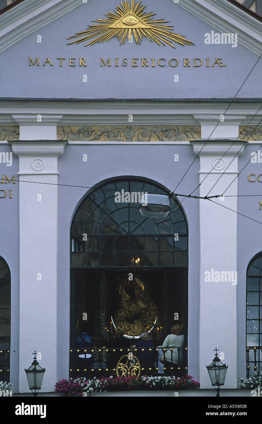 Icon of the Virgin Gate of Dawn Vilnius Lithuania Stock Photo - Alamy