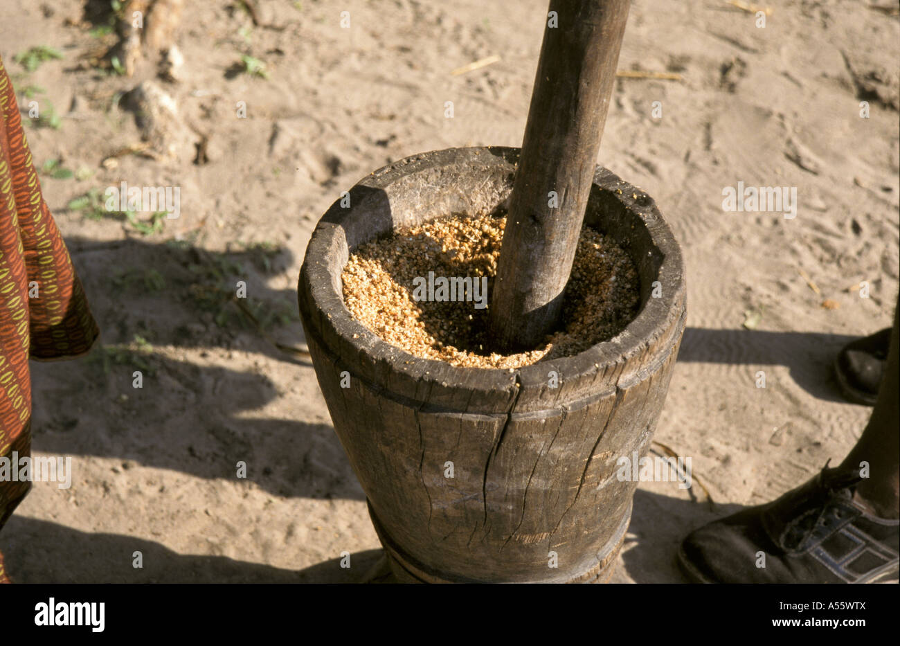 Painet is1802 zambia kaunga mashi village shangombo district angolan ...