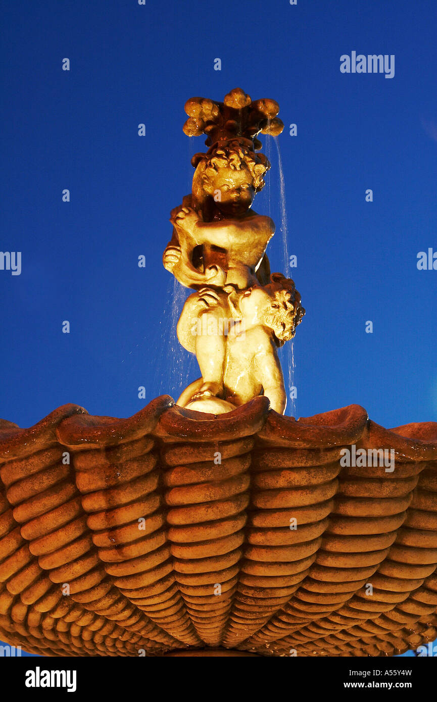 water fountain statue Stock Photo - Alamy