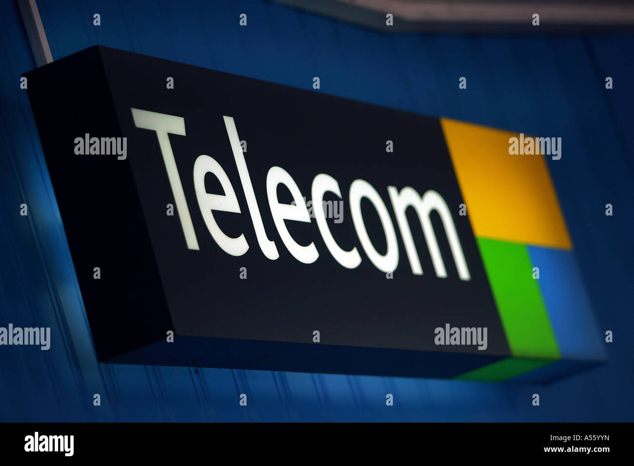 Generic picture of Telecom sign in New Zealand Stock Photo - Alamy