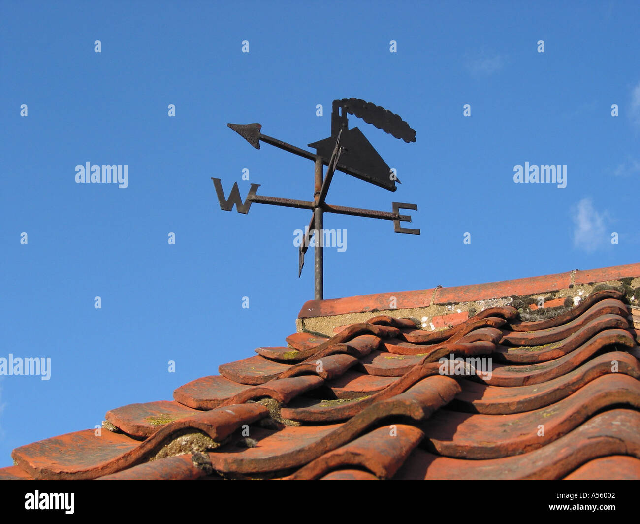 Weather wind vane arrow points hi-res stock photography and images - Alamy