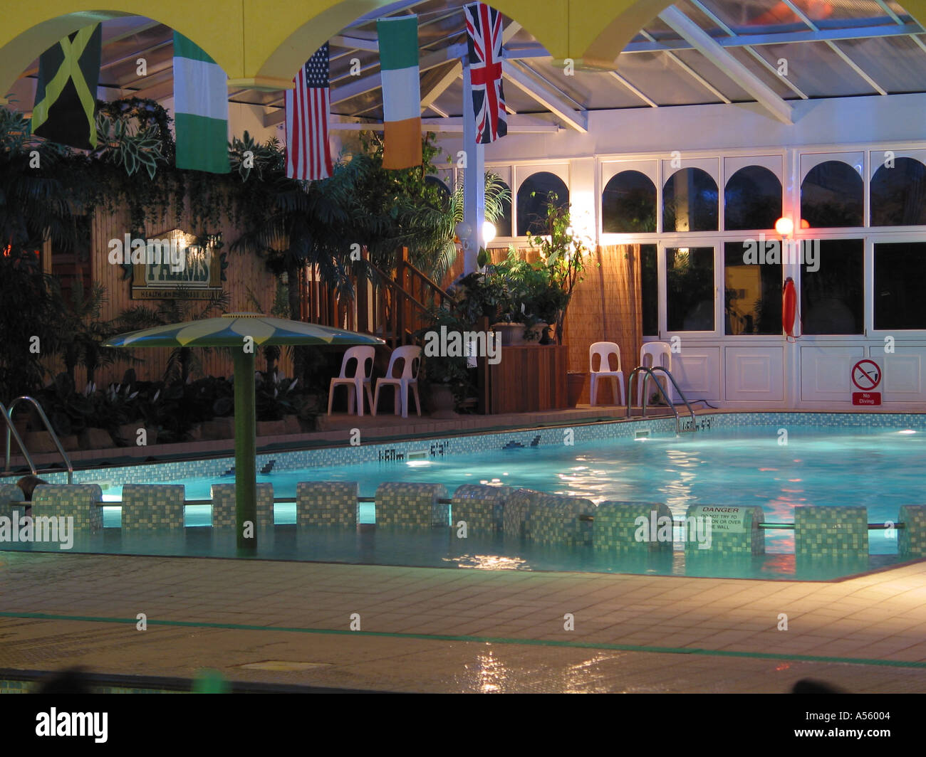 Swimming pool and fitness centre Stock Photo - Alamy
