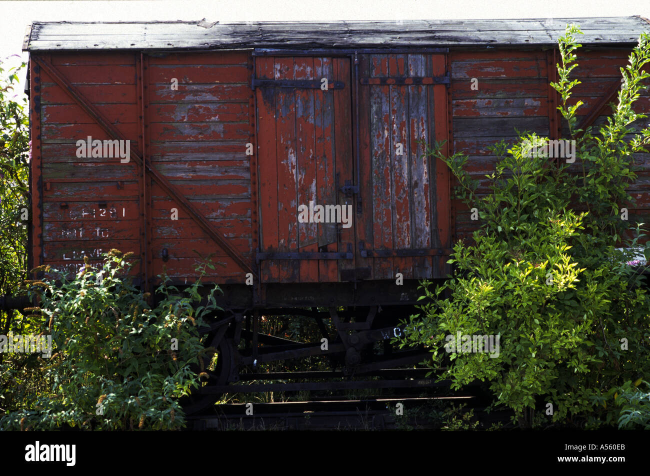 Abandoned boxcar hi-res stock photography and images - Alamy