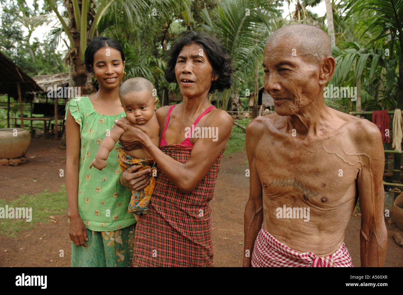 Painet ix1922 cambodia family kampong cham country developing nation ...