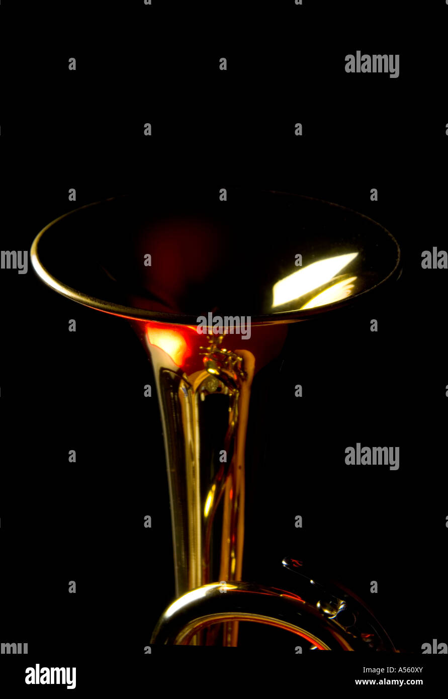 Trumpet still life Stock Photo - Alamy