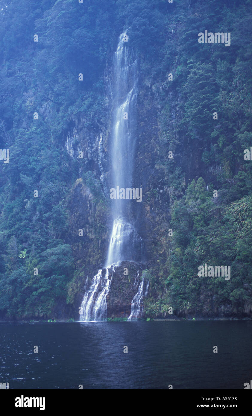 Temporary Waterfall after Storm Stock Photo - Alamy