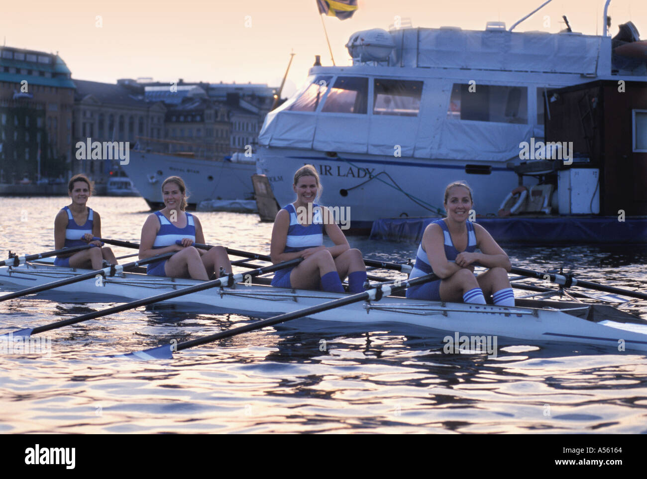 teamwork cooperation stockholms rowing club women team model released ...