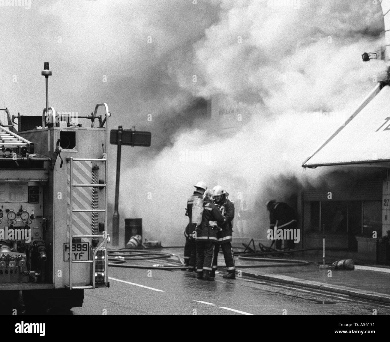 Great fire of london uk Black and White Stock Photos & Images - Alamy