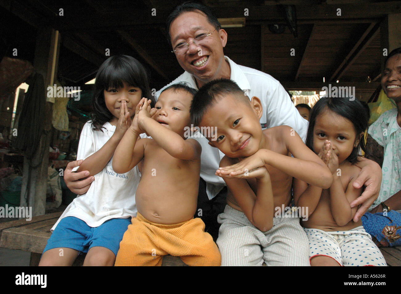 Painet ix1977 cambodia man working orpanage phnom penh country ...