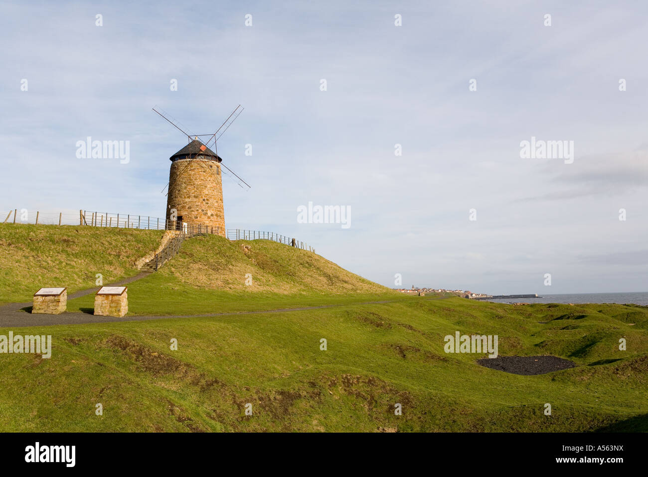 Stone scotland windmill hi-res stock photography and images - Alamy