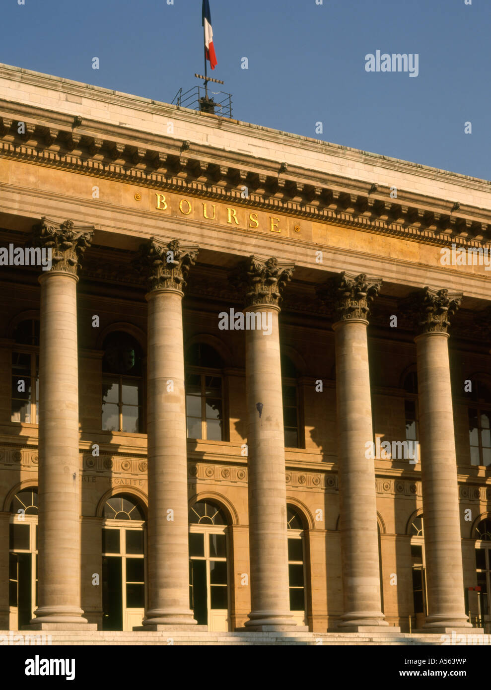 France. Paris. Bourse Stock Photo - Alamy