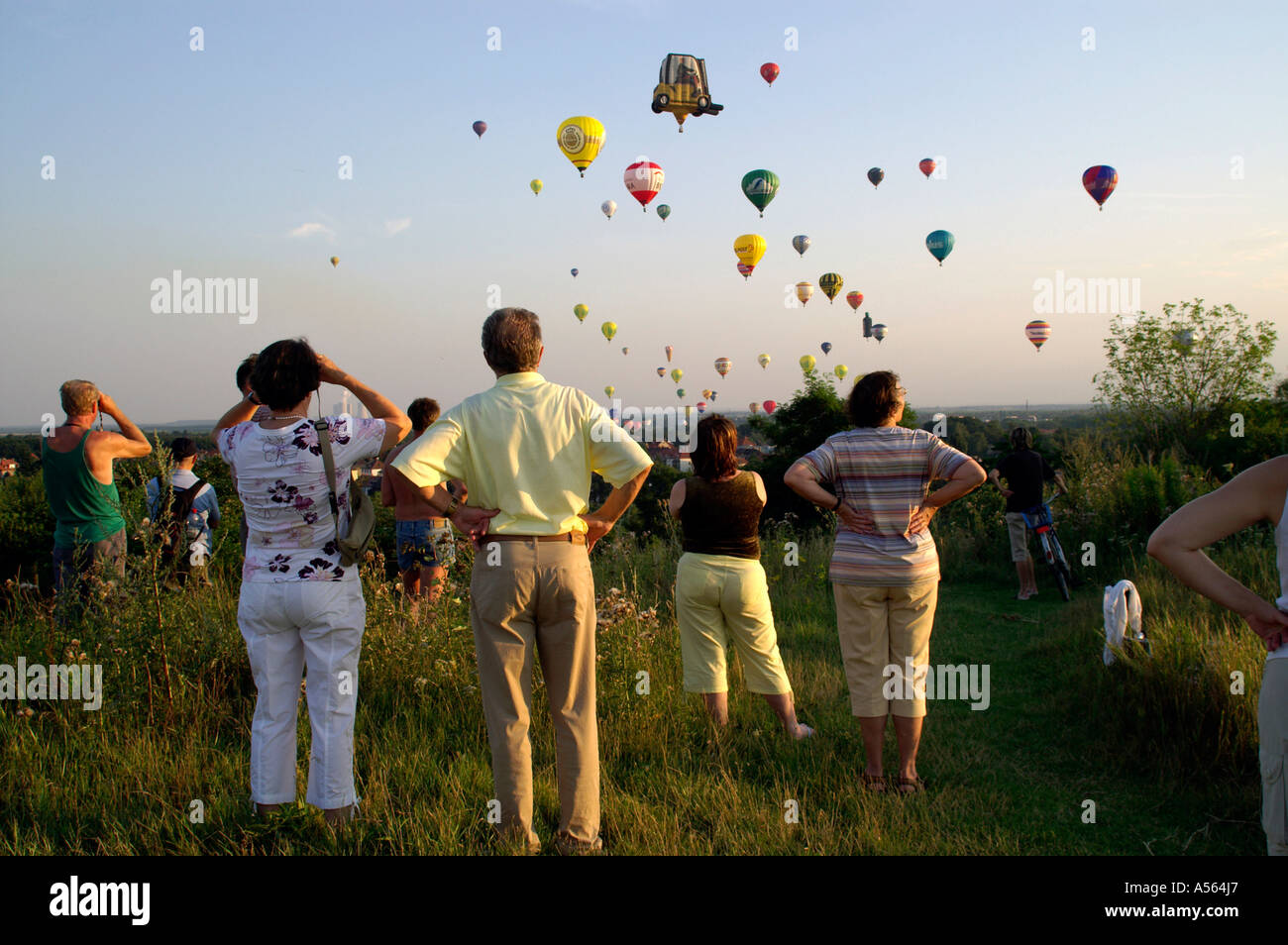 The international Balloon Fiesta in Leipzig, taking place annually in ...