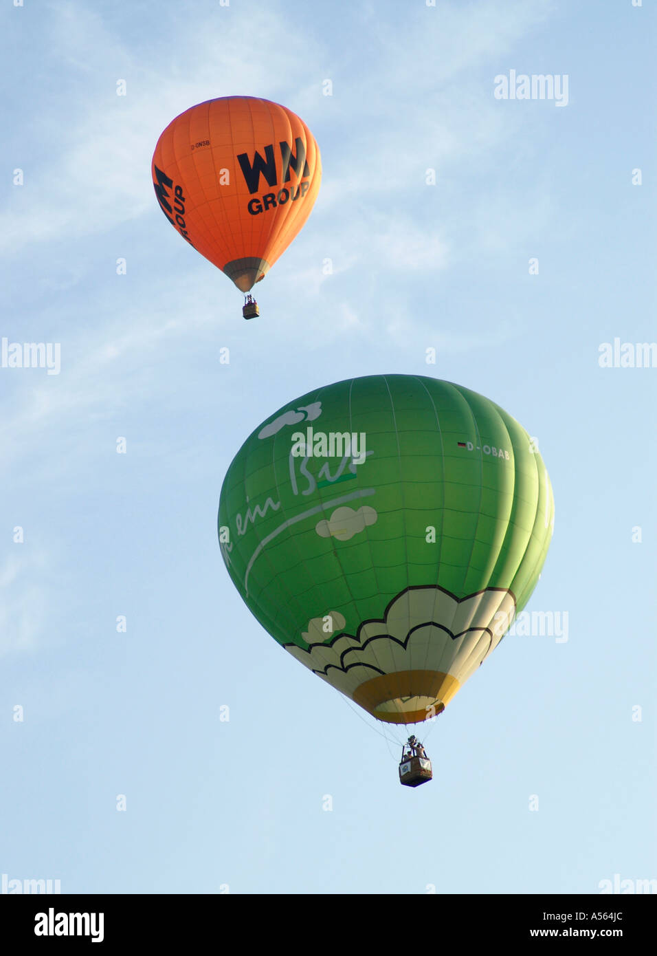The international Balloon Fiesta in Leipzig, taking place annually in ...