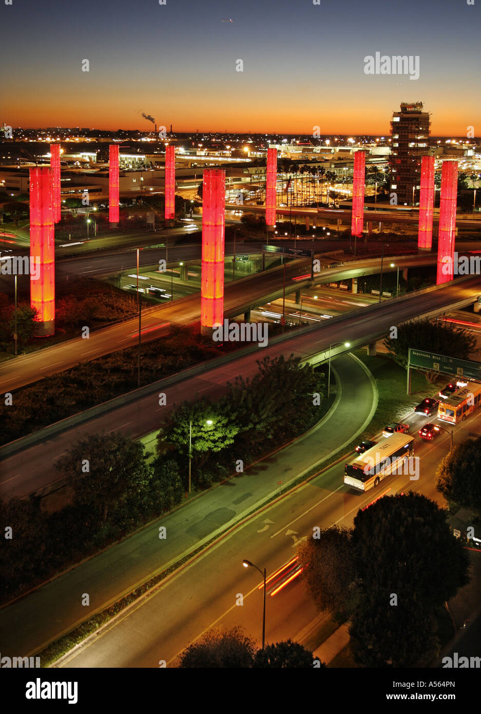 Lax air traffic control tower hi-res stock photography and images - Alamy