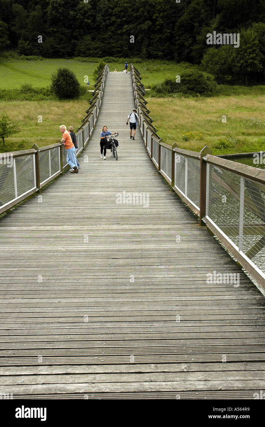 The longest timber bridge of Europe over the Main Danube channel with ...