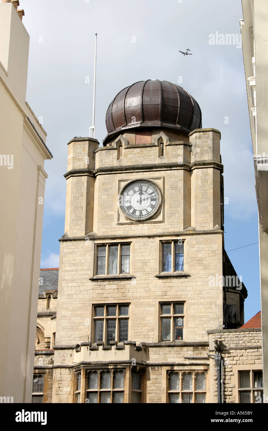 The clock tower of Cheltenham's Ladies College Stock Photo - Alamy