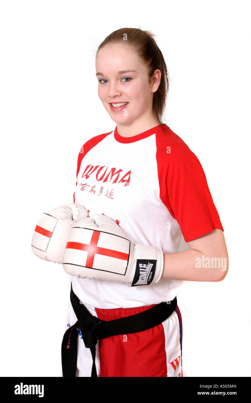 Junior British World Champion Kick Boxer Imogen Shayler Stock Photo - Alamy