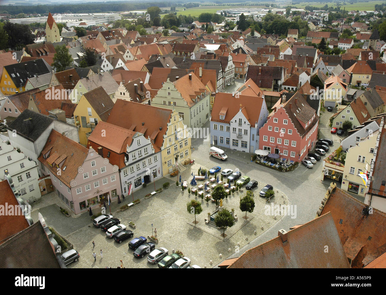Wemding in the nature park Altmuehltal in Bavaria Germany Stock Photo ...