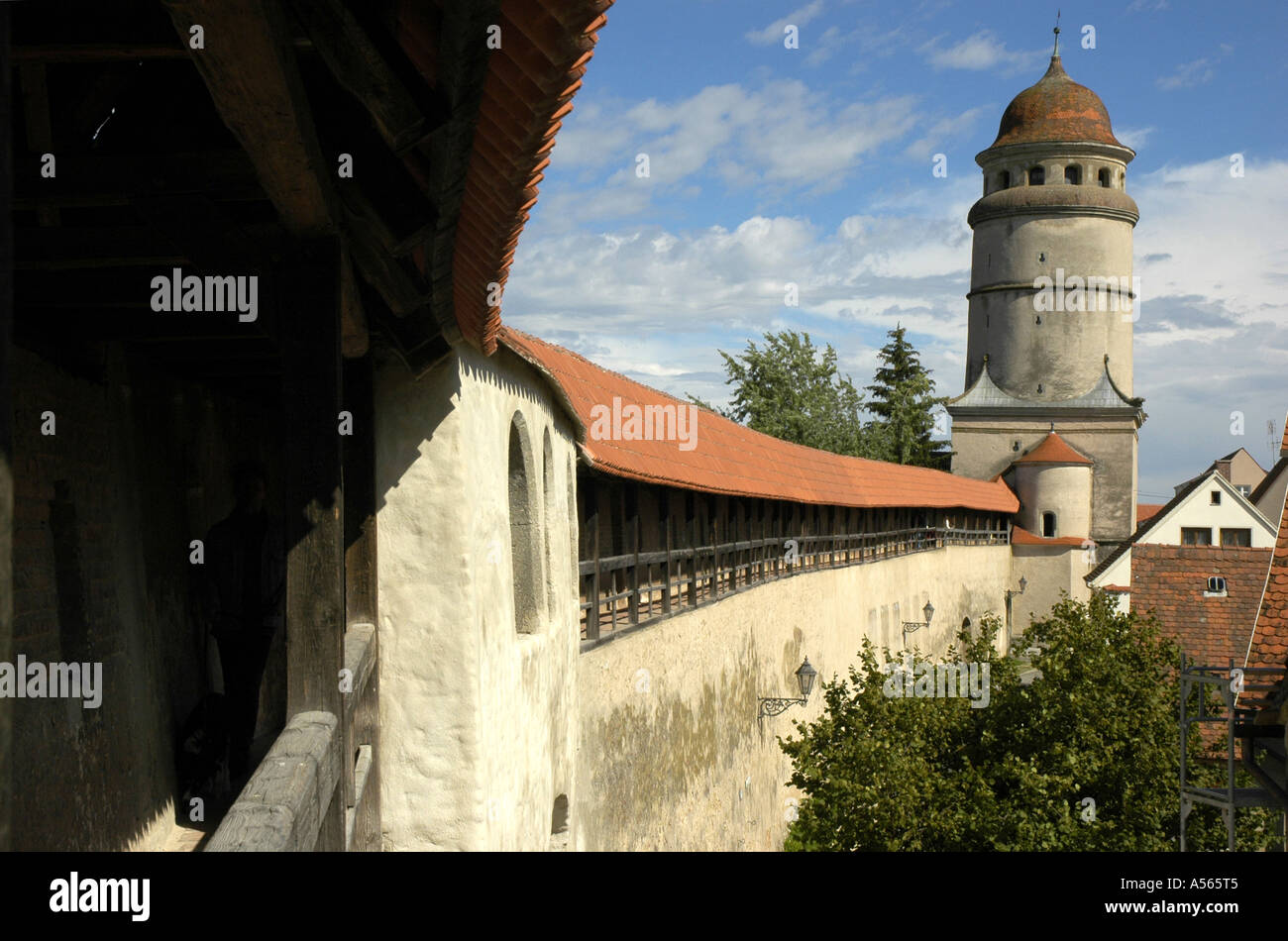Noerdlingen, only city of Germany with a nearly completely received ...