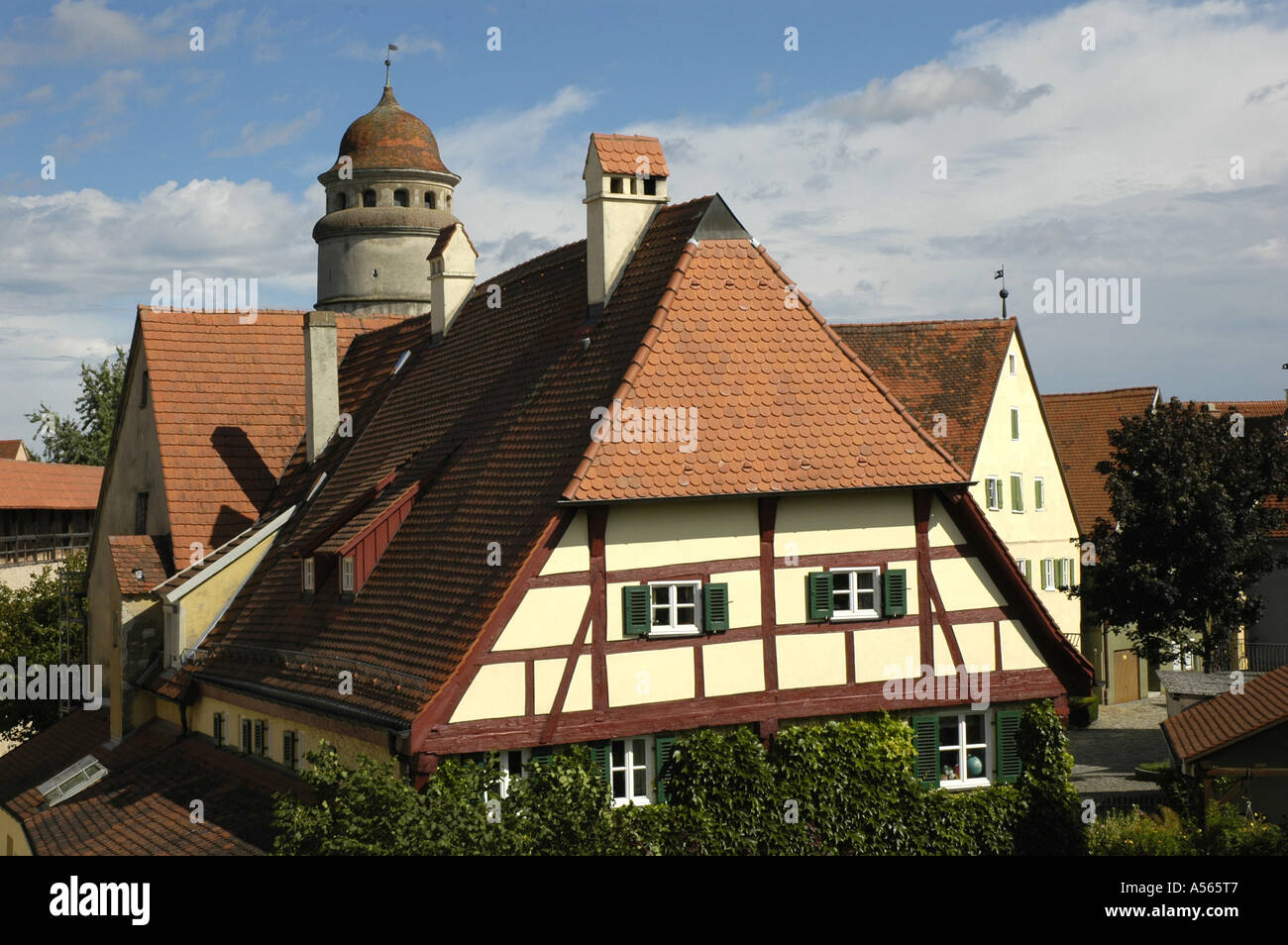 Noerdlingen, only city of Germany with a nearly completely received ...