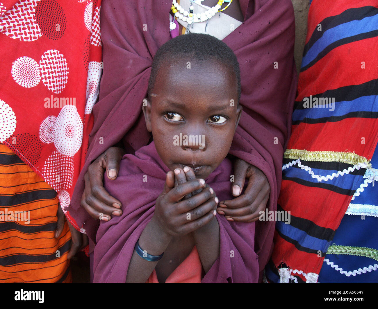 Painet iy7623 tanzania masai child moita village arusha country ...