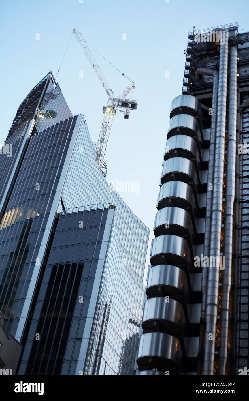 Lloyds Insurance building in City of London financial district of ...