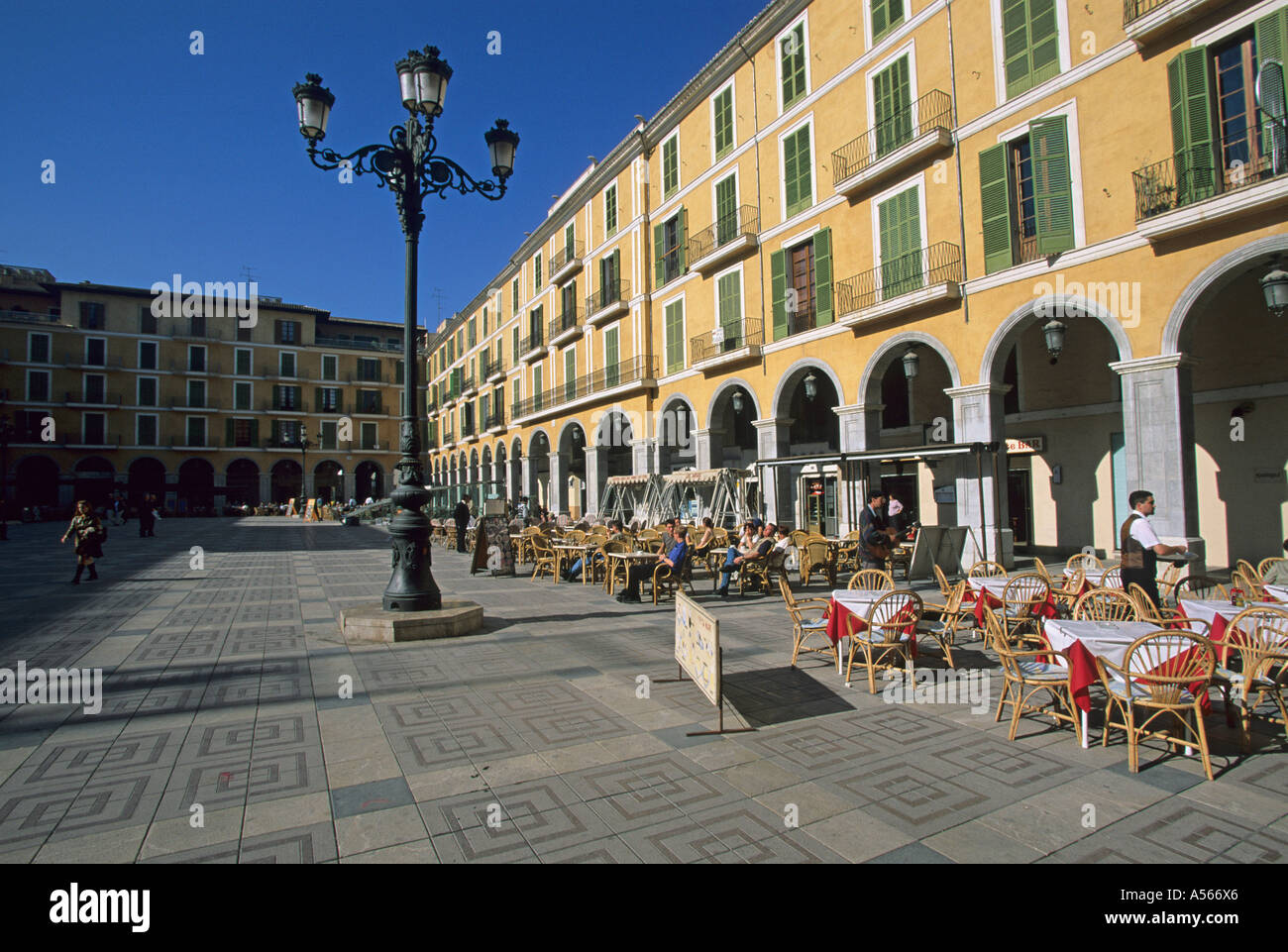 Palma de Mallorca Placa Major Stock Photo - Alamy
