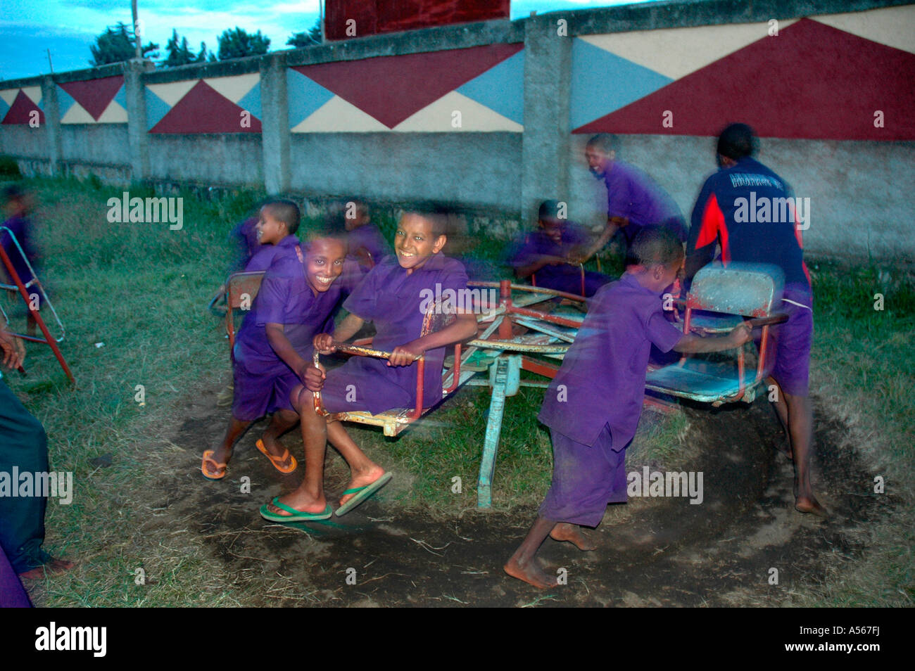 Blind children playing hi-res stock photography and images - Alamy