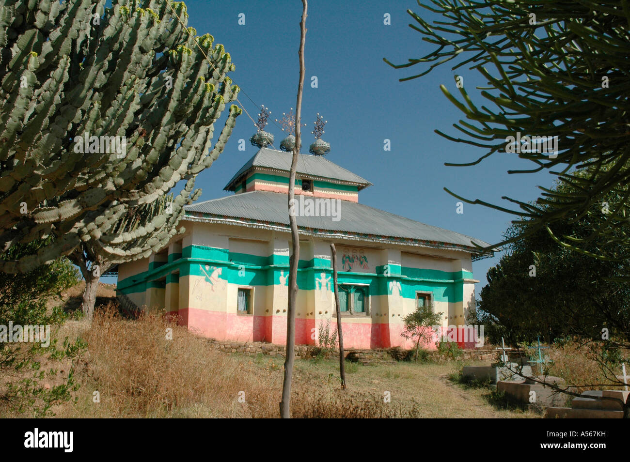 Painet iy7829 ethiopia orthodox church dugem selassie ghiraltar tigray ...