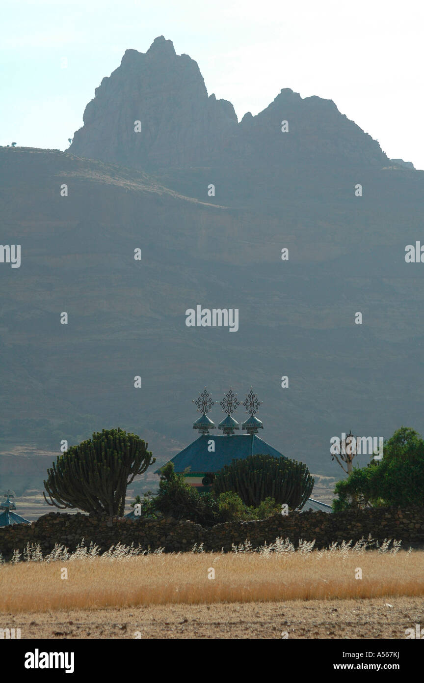 Painet iy7830 ethiopia orthodox rock hewn church dugem selassie ...